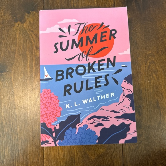 Other | The Summer Of Broken Rules Book Cover Pink And Blue | Poshmark